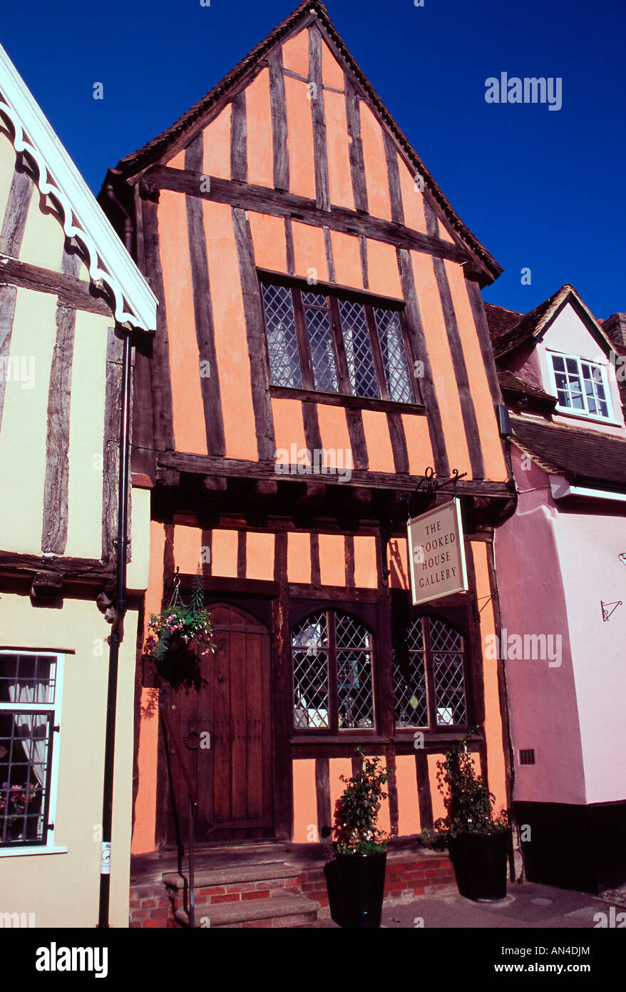 Lavenham is a medieval village in Suffolk, England uk gb Stock Photo ...