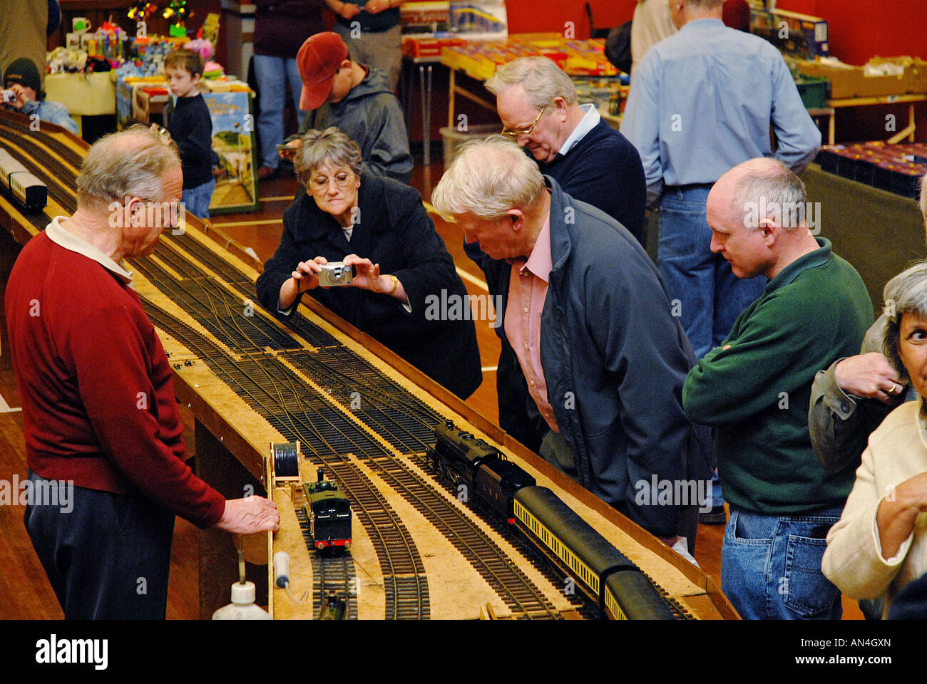 Train enthusiasts hi-res stock photography and images - Alamy