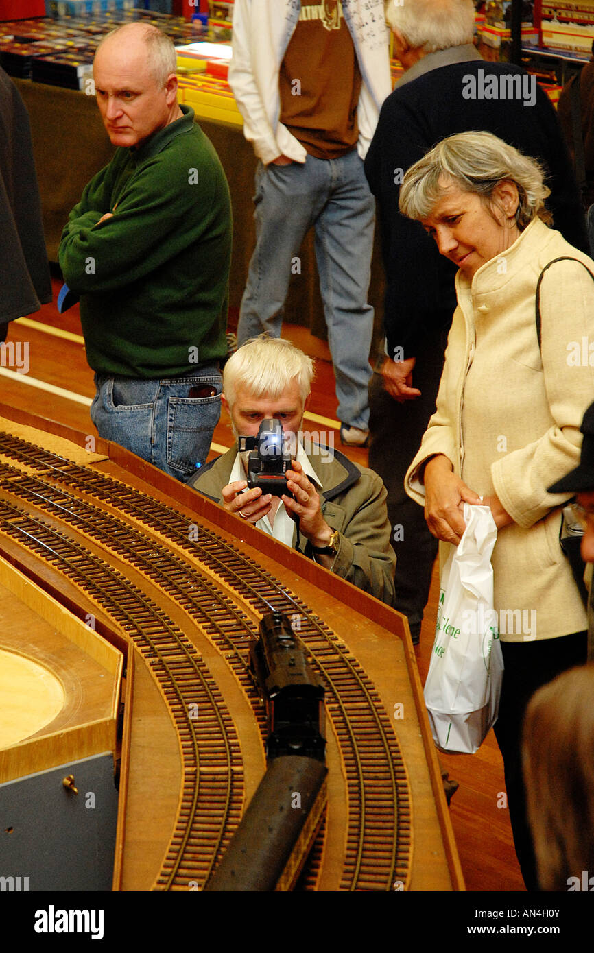 model train enthusiasts Stock Photo - Alamy