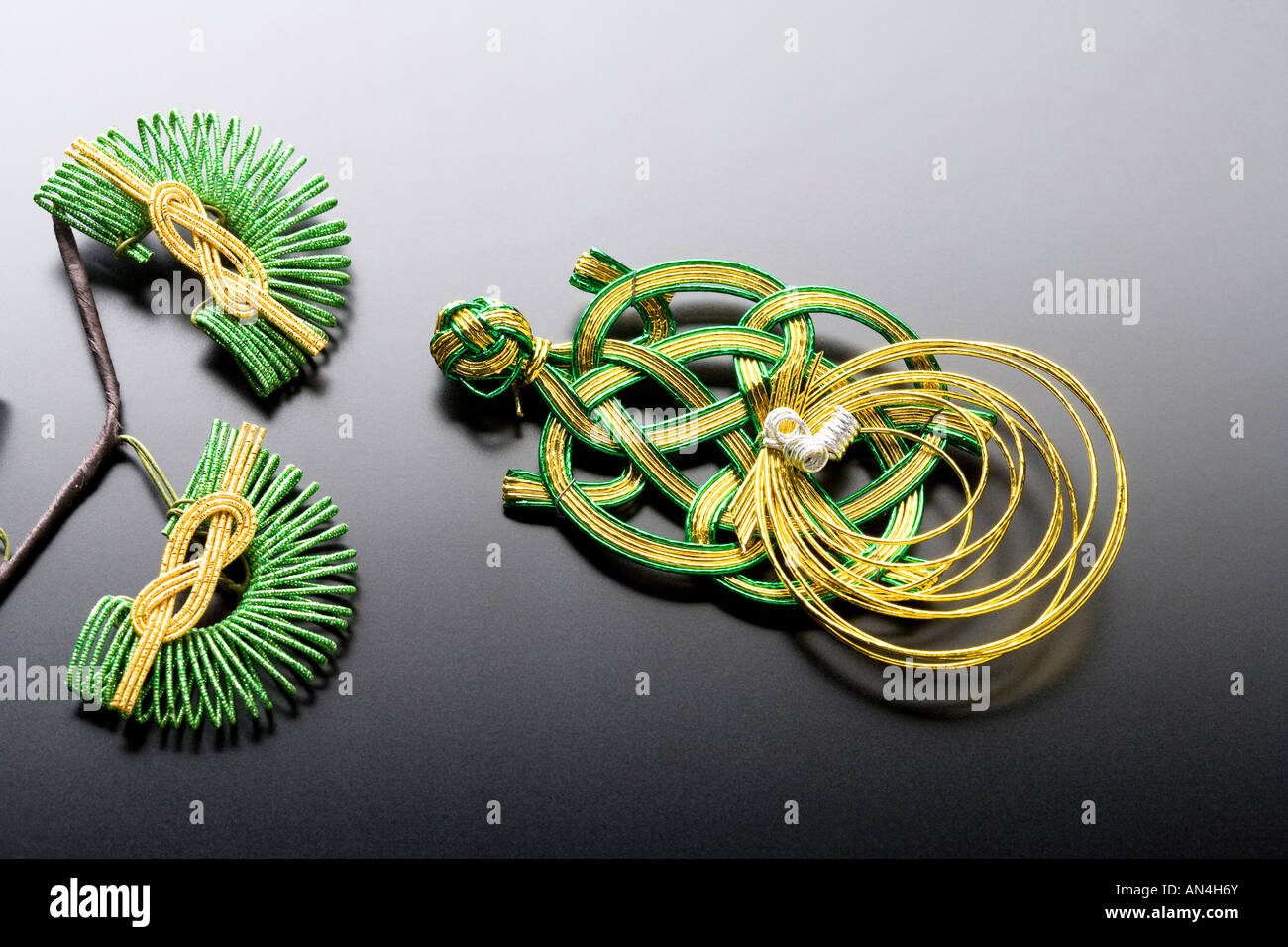 Ceremonial paper strings Stock Photo - Alamy