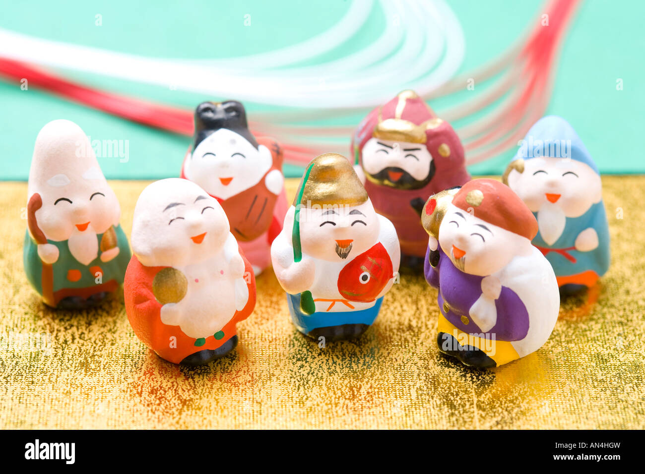 Seven Gods of Good Fortune Stock Photo - Alamy