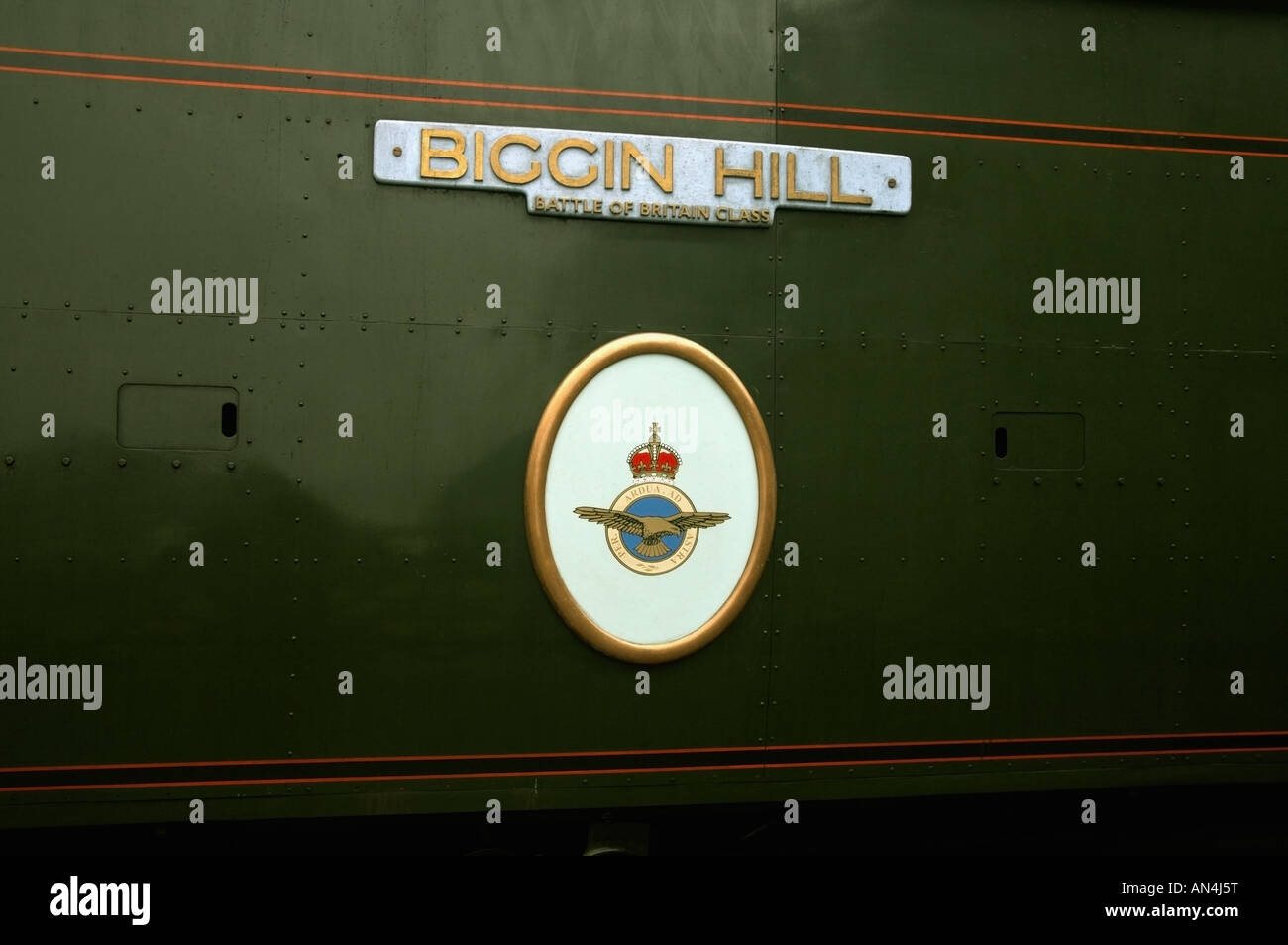 Steam locomotive British Rail number 34057 'Biggin Hill' Southern ...