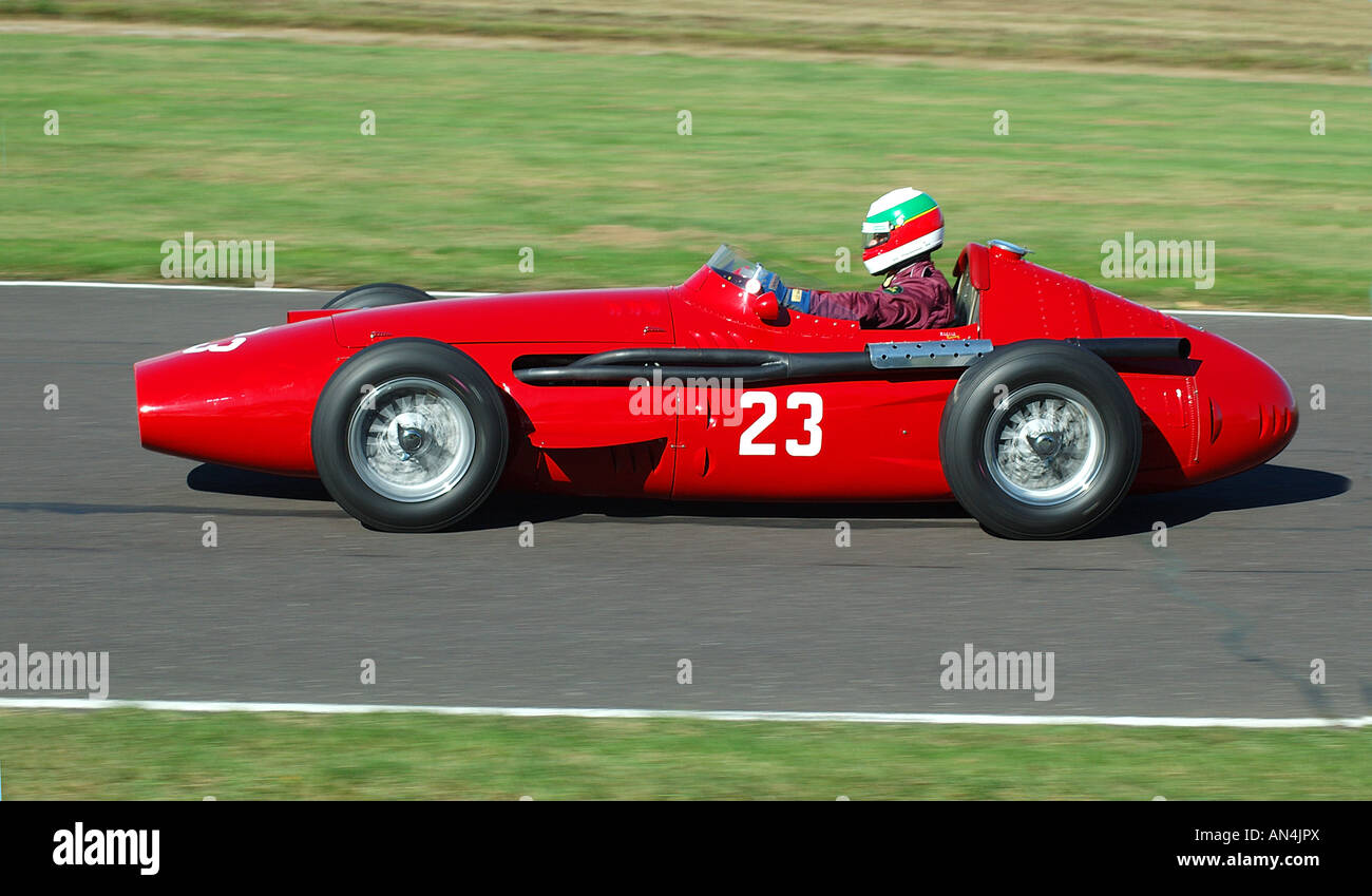 1954 Maserati 250F Racing Goodwood Sussex UK Stock Photo - Alamy