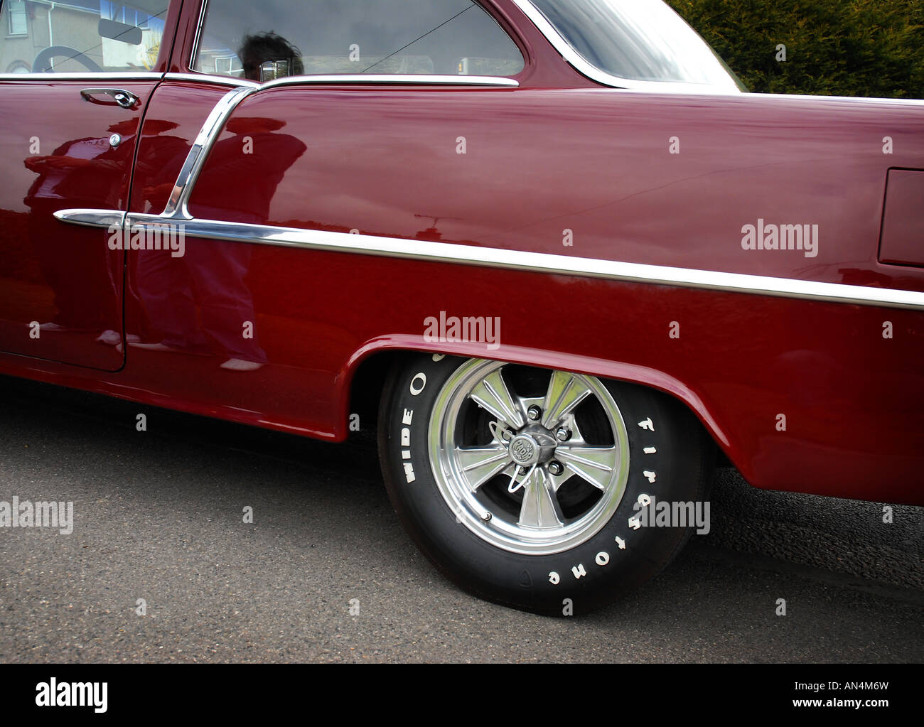 Back of a Classic Car Stock Photo - Alamy