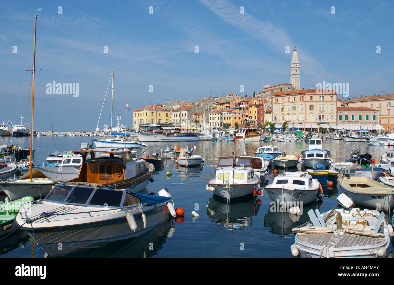 Adriatic sea town Stock Photo - Alamy