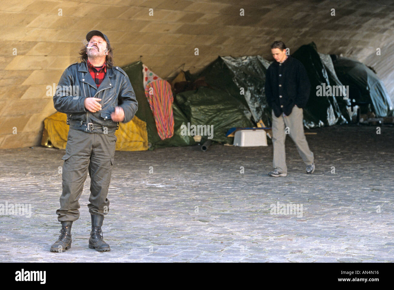 A tramp in Paris Stock Photo - Alamy