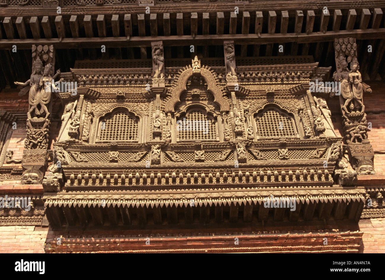 A traditional decoration at the temple in Kathmandu Stock Photo - Alamy