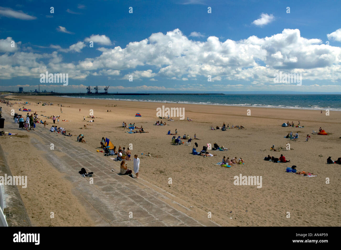People Aberavon Beach Neath South Wales Stock Photo - Alamy