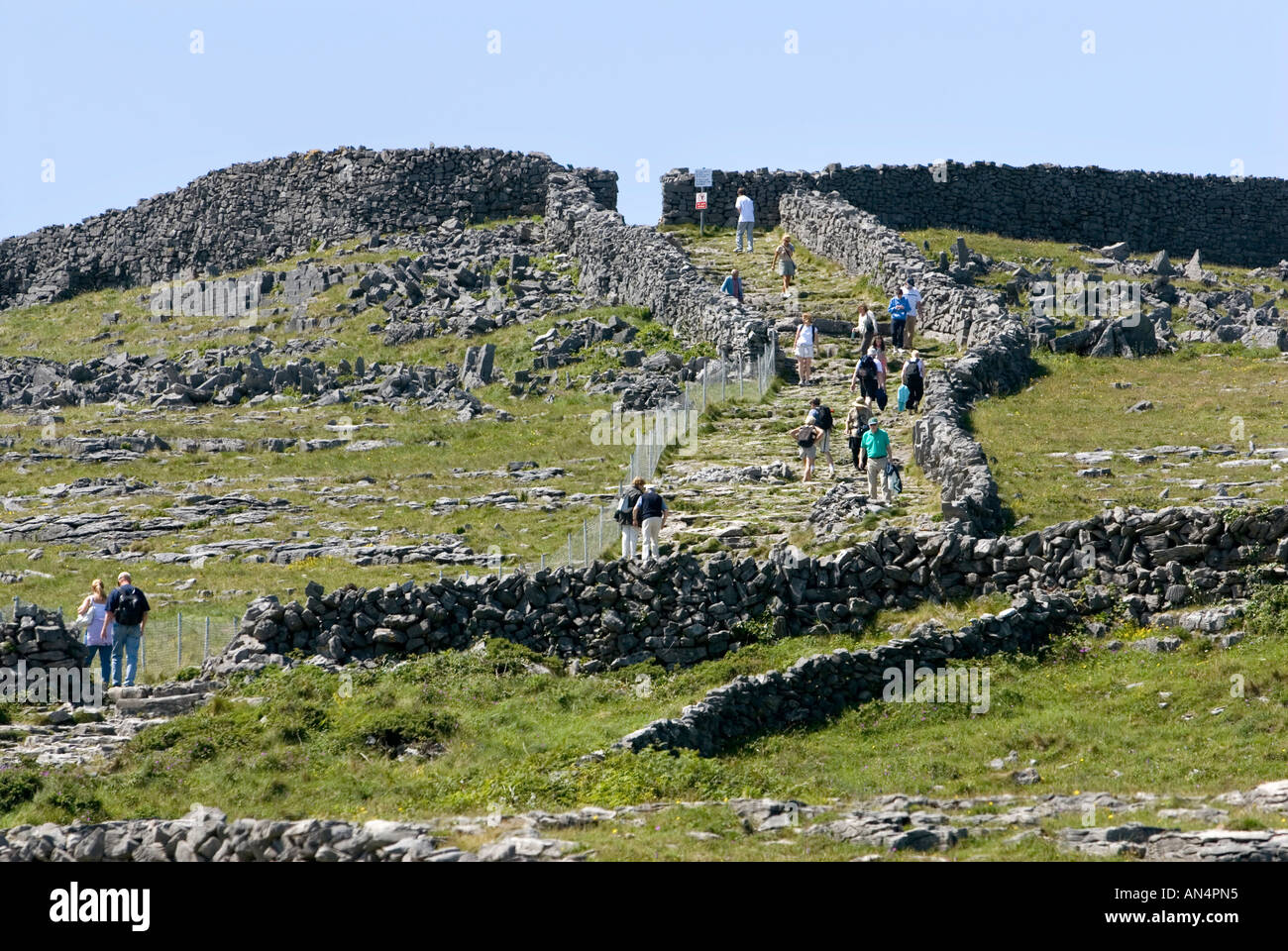 Dun angus fort inishmore aran hi-res stock photography and images - Alamy
