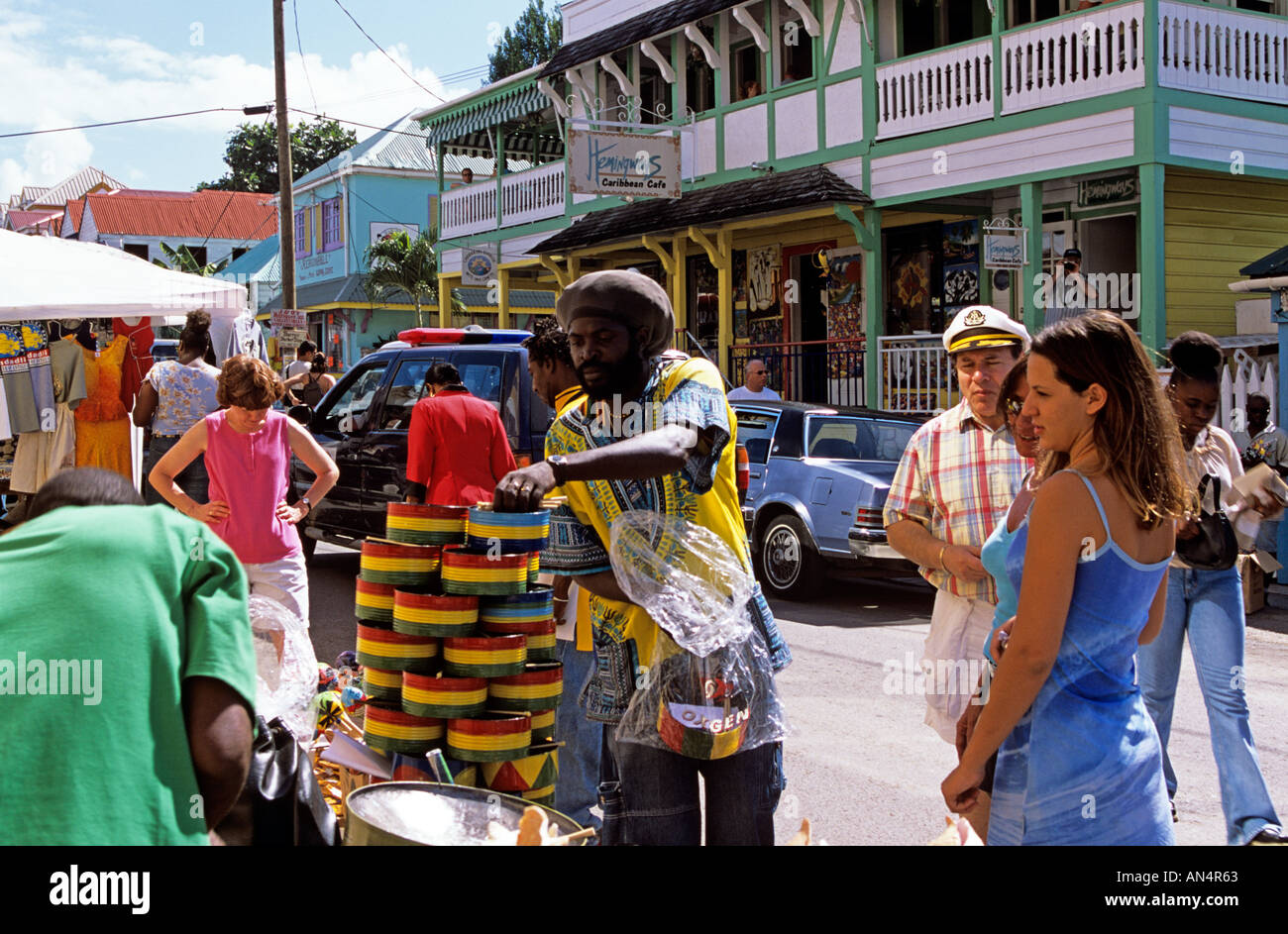 St johns retail market hi-res stock photography and images - Alamy