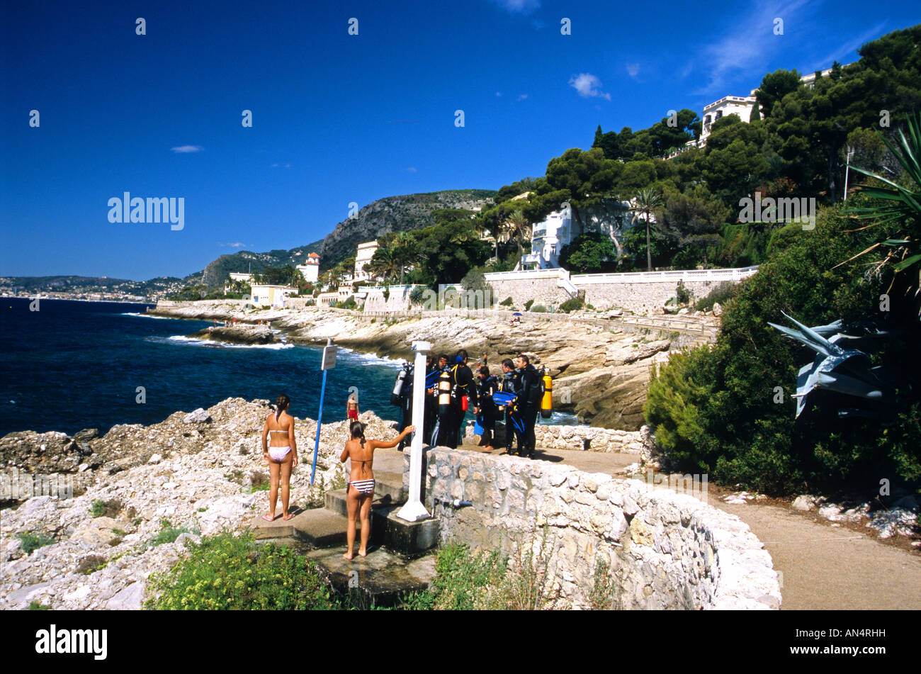 Cap d'Ail Alpes-MAritimes 06 French Riviera Cote d'azur PACA France ...