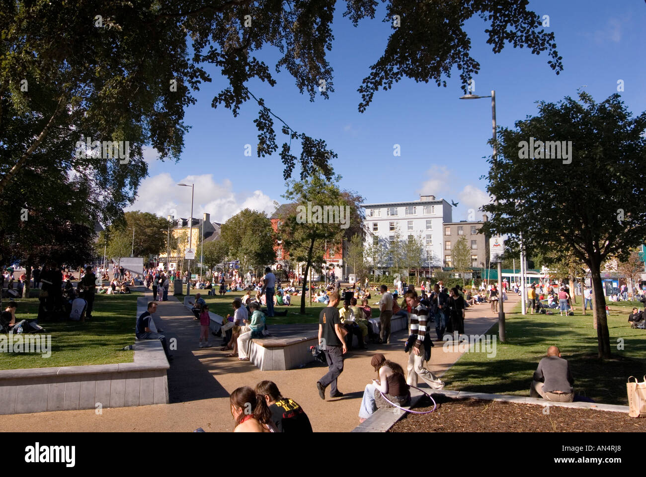 Eyre square galway hi-res stock photography and images - Alamy