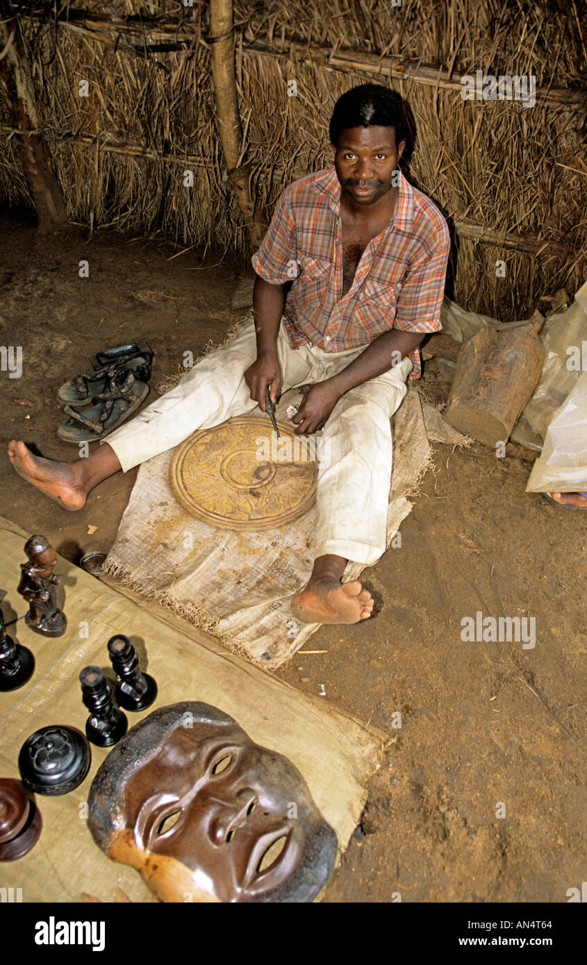 African artisan working in workshop, Africa Stock Photo - Alamy