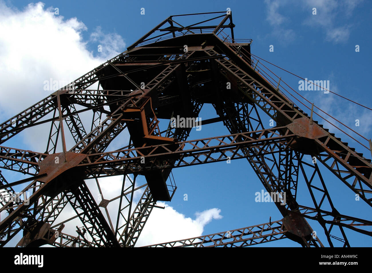 Pit Head Winding Gear Cefn Coed Colliery Crynant Neath South Wales ...