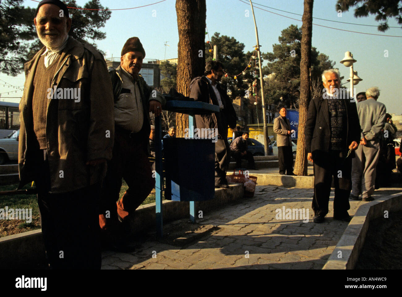 Armenian men in Tehran Iran Stock Photo - Alamy