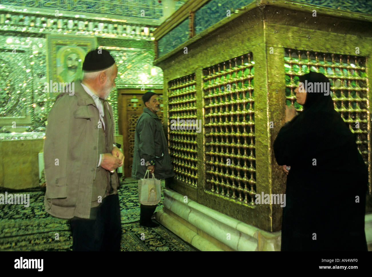 Inside a Shia Mosque in Iran Stock Photo - Alamy