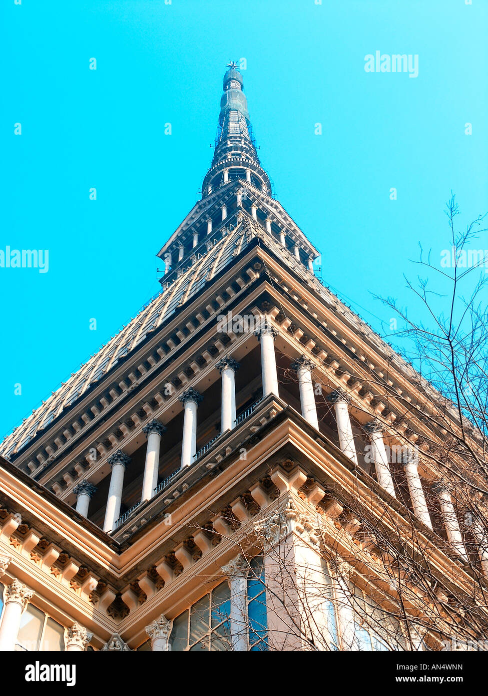 Once tallest building in Turin Italy planned as a synagogue nowadays ...