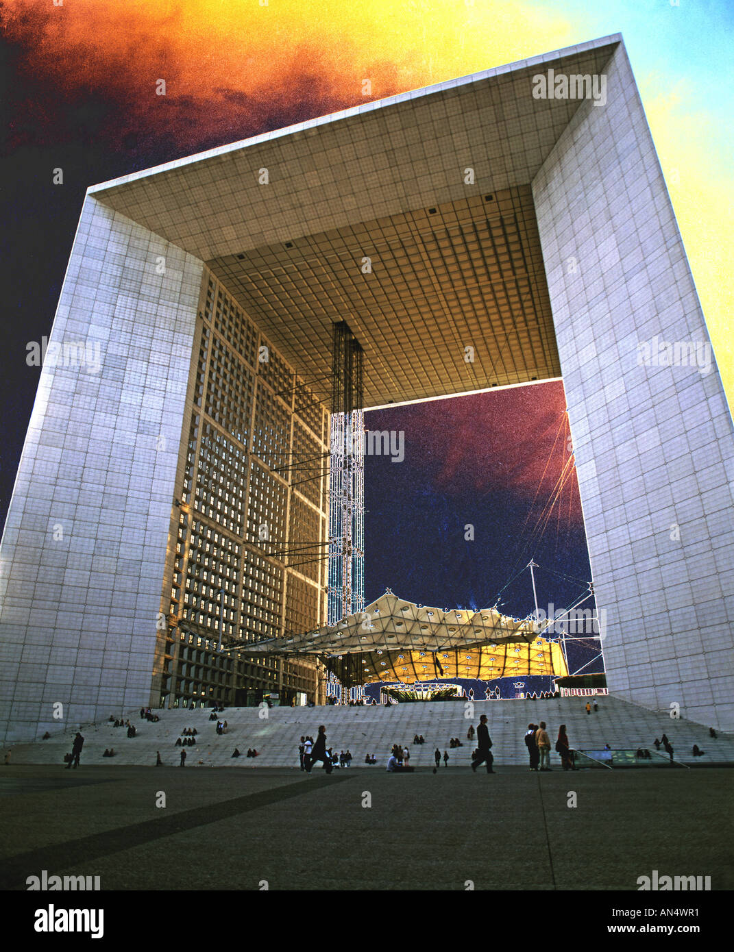 Attraction icon symbol landmark la défense la defense hi-res stock ...