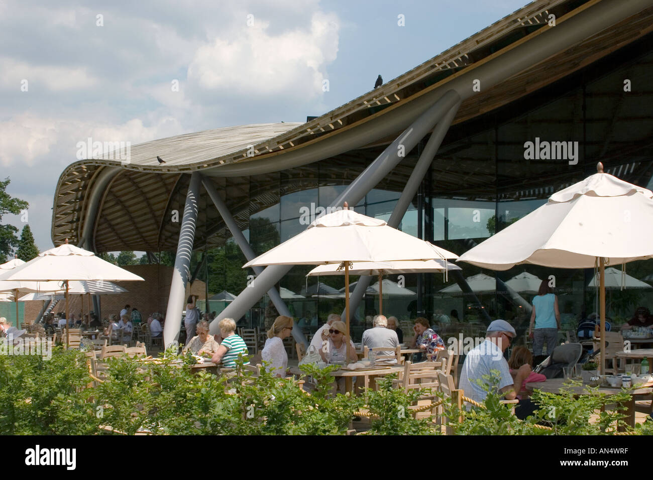 The Savill Building, Windsor Great Park, Surrey, 2006. Terrace/Patio ...