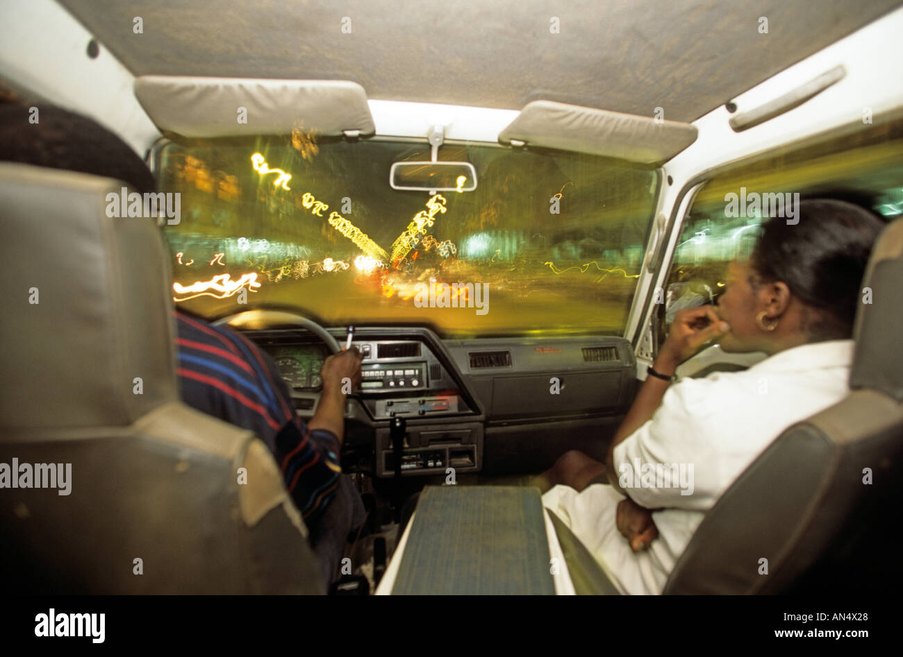 Medics in an ambulance in Luanda Angola Stock Photo - Alamy