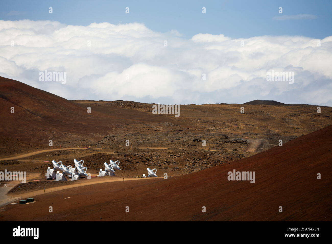 Mauna Kea Observatory: the Submillimeter Array (SMA Stock Photo - Alamy