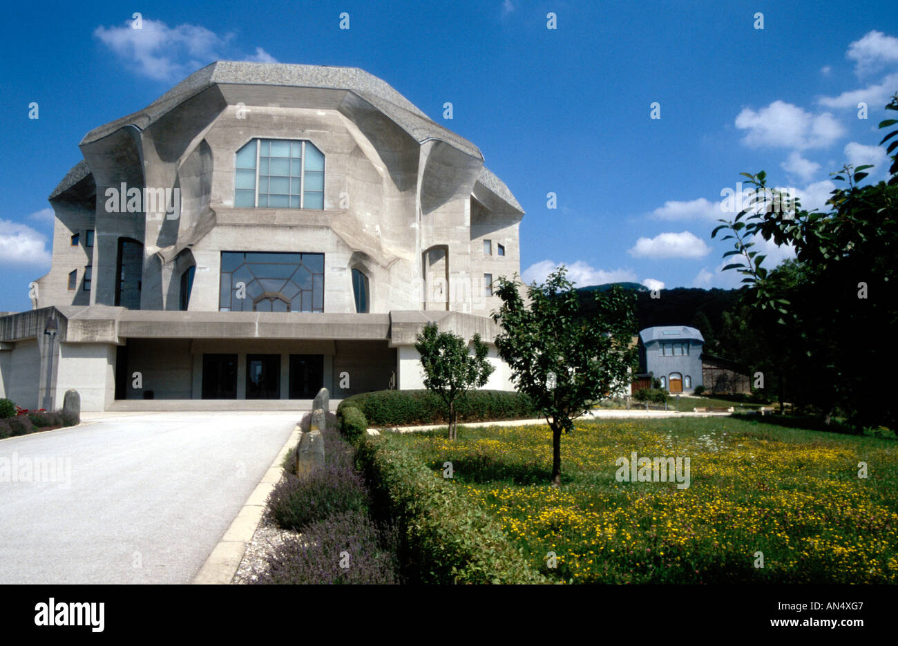 The front entrance of The Goetheanum Building facing south Stock Photo ...