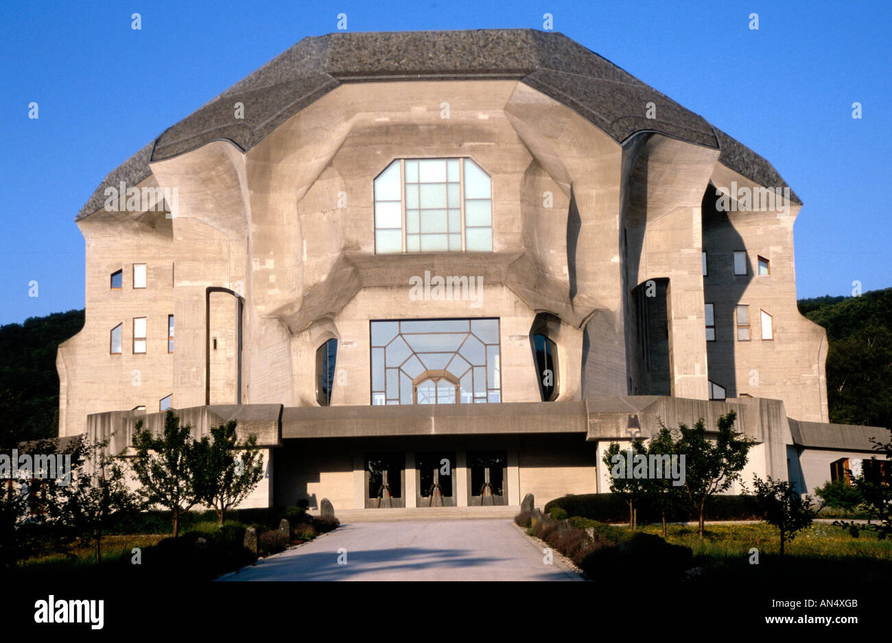 The front entrance of The Goetheanum Building Stock Photo - Alamy