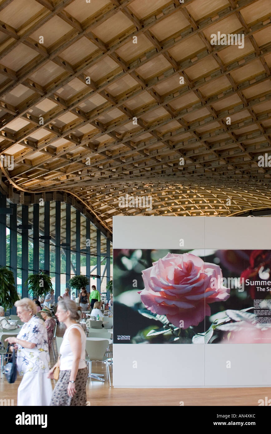 The Savill Building, Windsor Great Park, Surrey, 2006. Interior ...