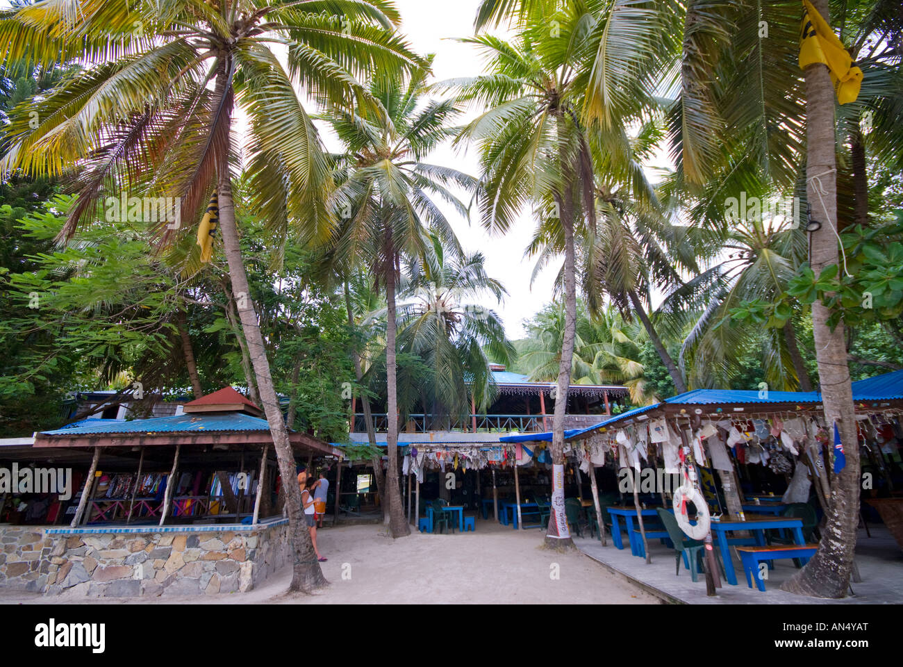 Foxy's Bar on Jost Van Dyke in the British Virgin Islands in the ...