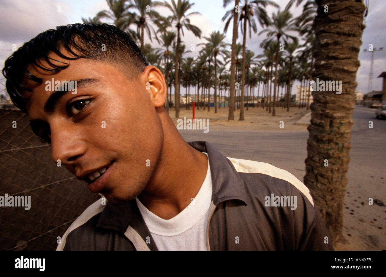 A Palestinian teenage boy in Gaza Strip Stock Photo - Alamy