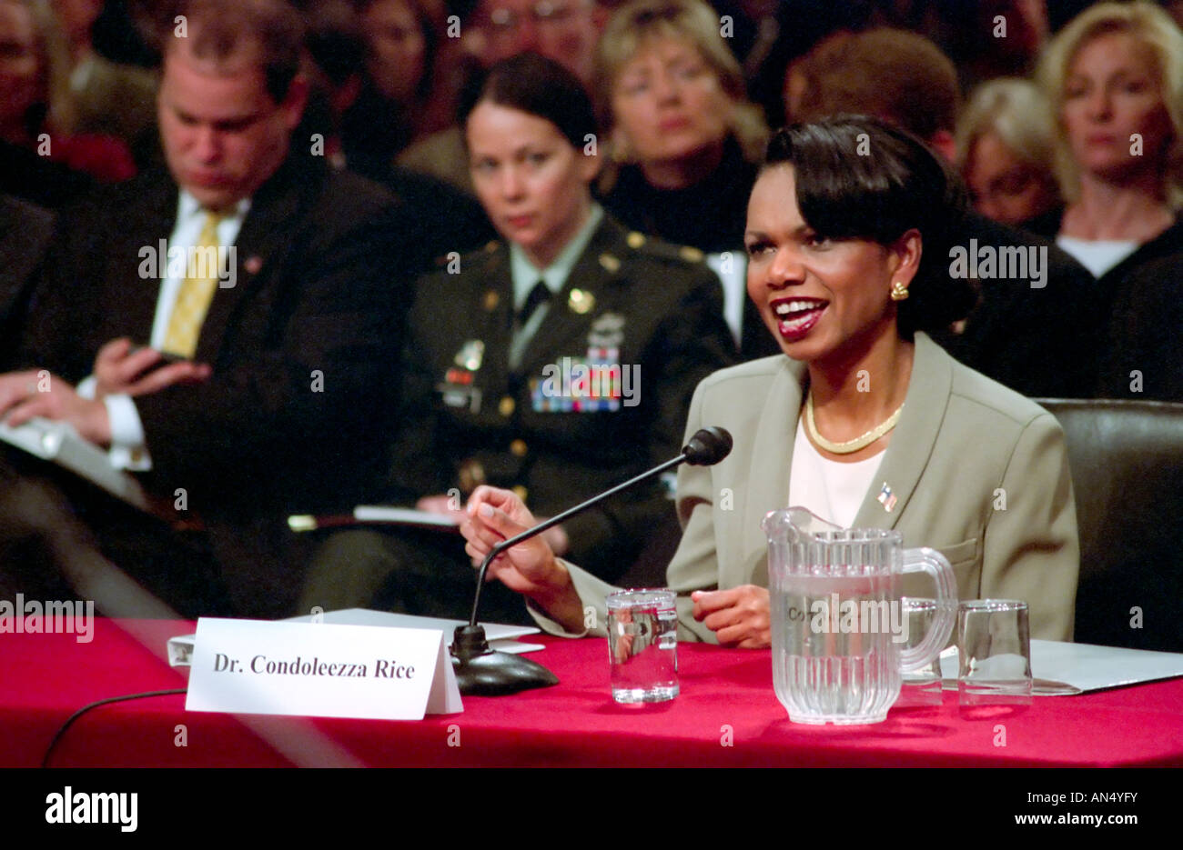 National Security Adviser Dr. Condoleezza (Condi) Rice providing ...