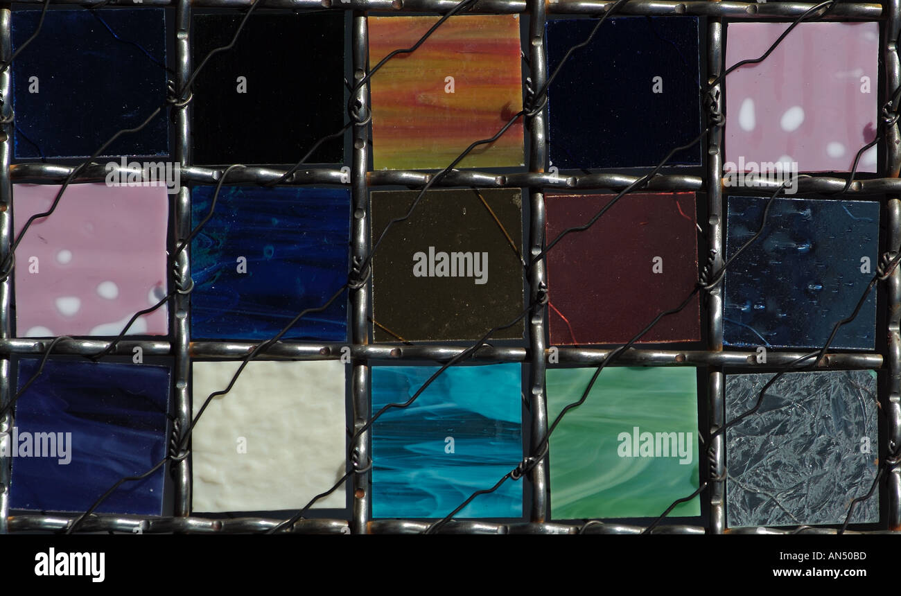 Colored glass window Stock Photo - Alamy