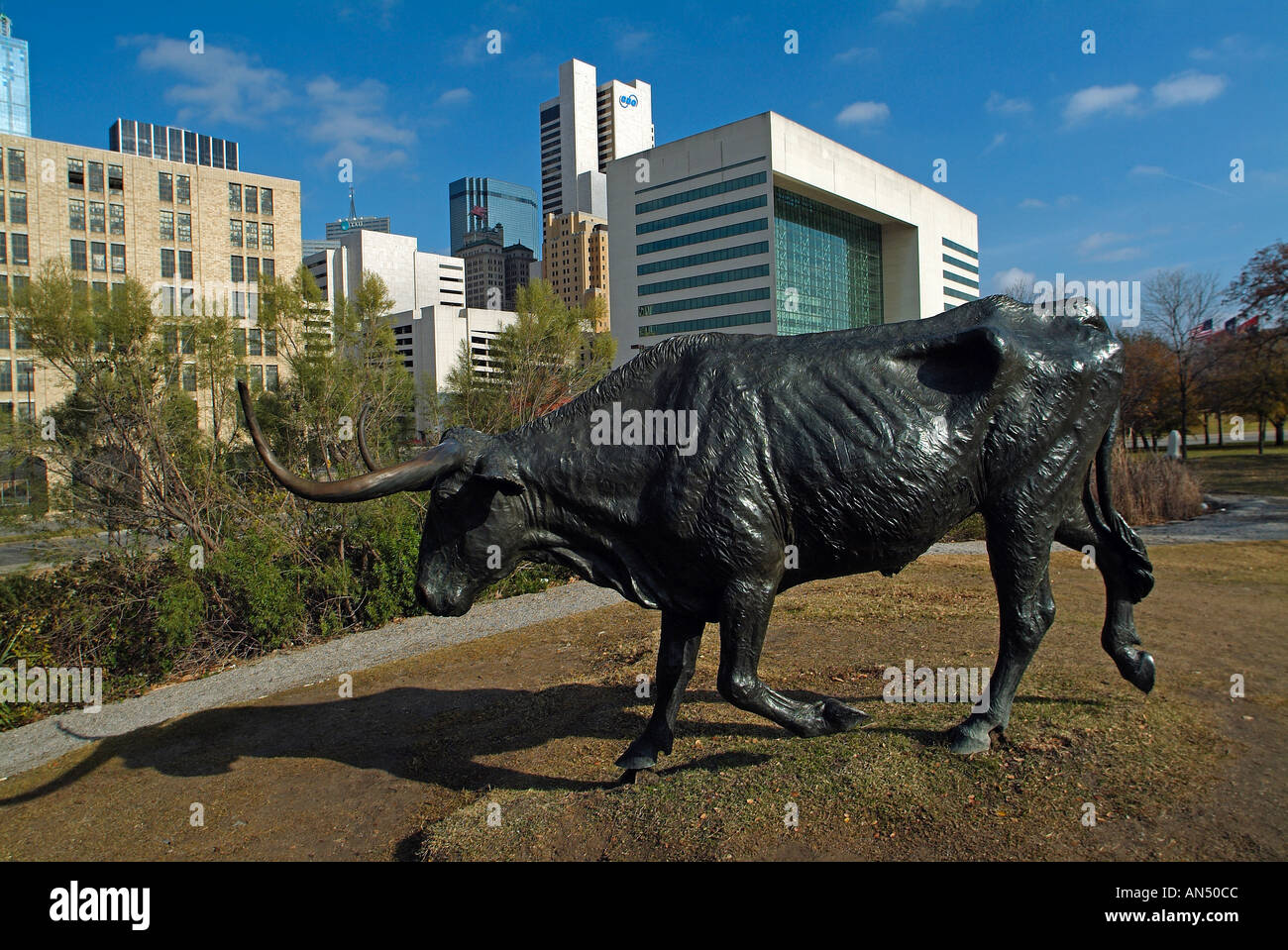 Statue In Dallas Downtown Texas Stock Photos & Statue In Dallas ...