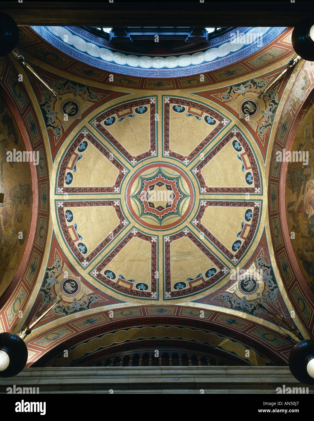 London Coliseum, London, 1904. Home of English National Opera. Detail ...