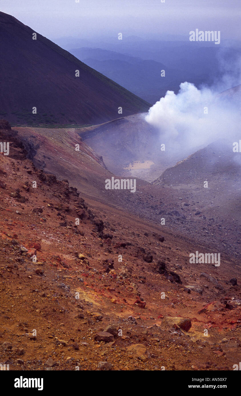 meakan dake active volcano, akan national park, hokkaido, Japan Stock ...
