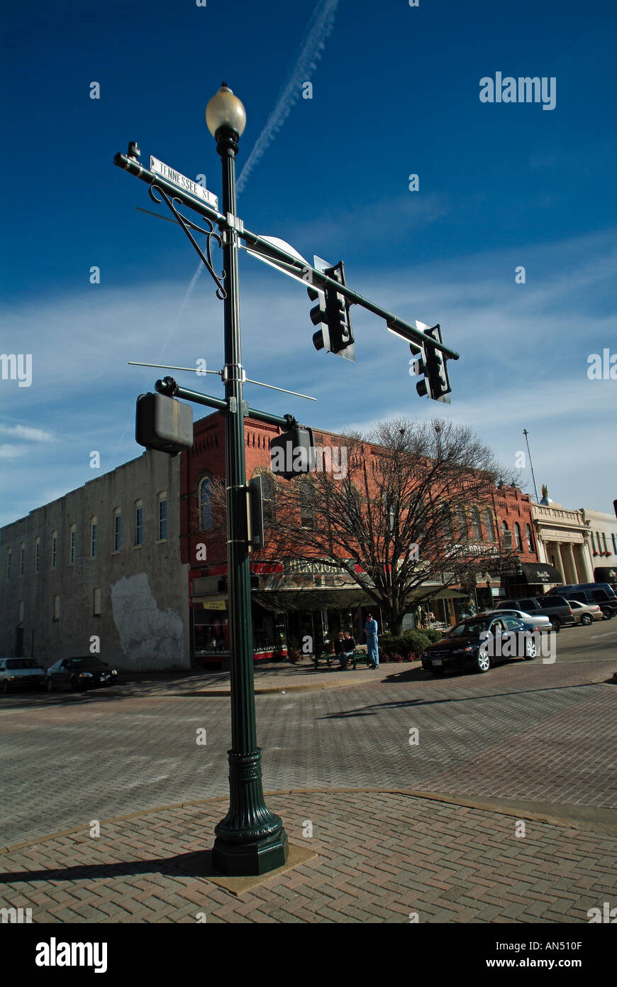 Light at crossroad Stock Photo - Alamy