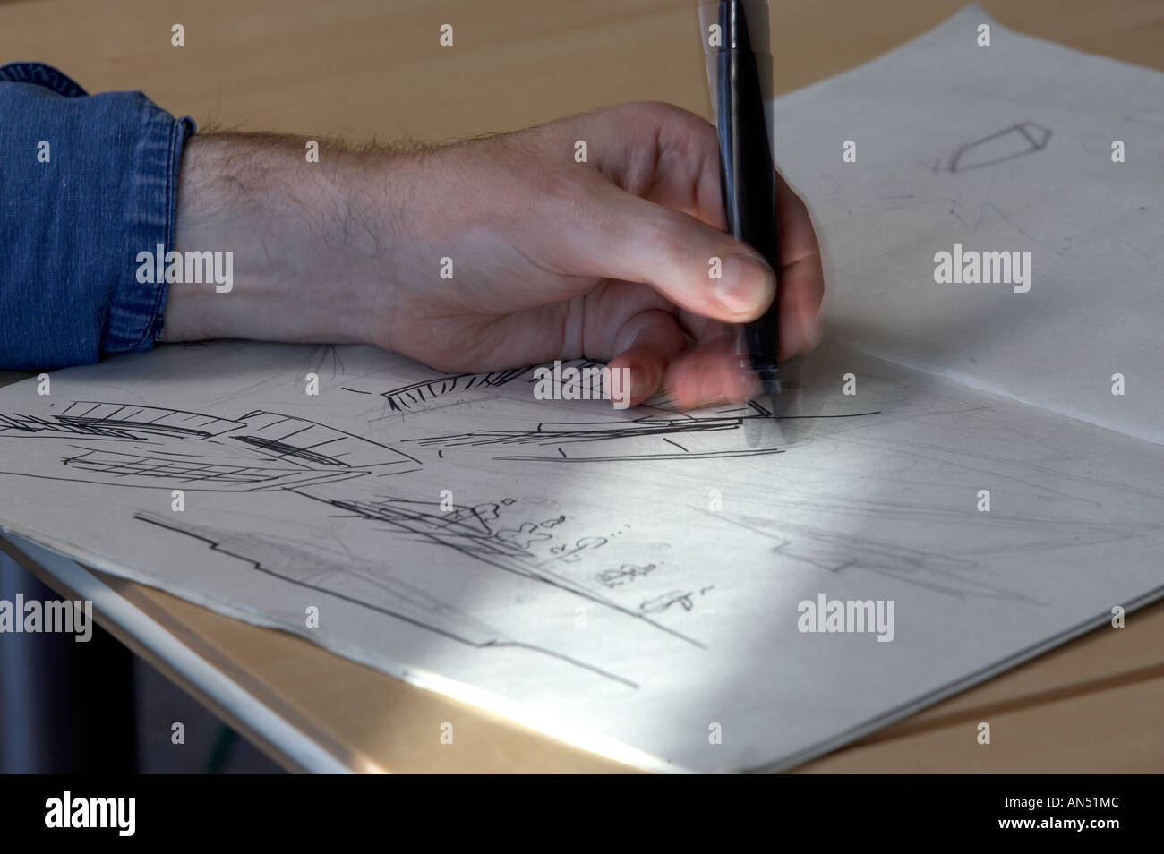 Draughtsman drawing hi-res stock photography and images - Alamy