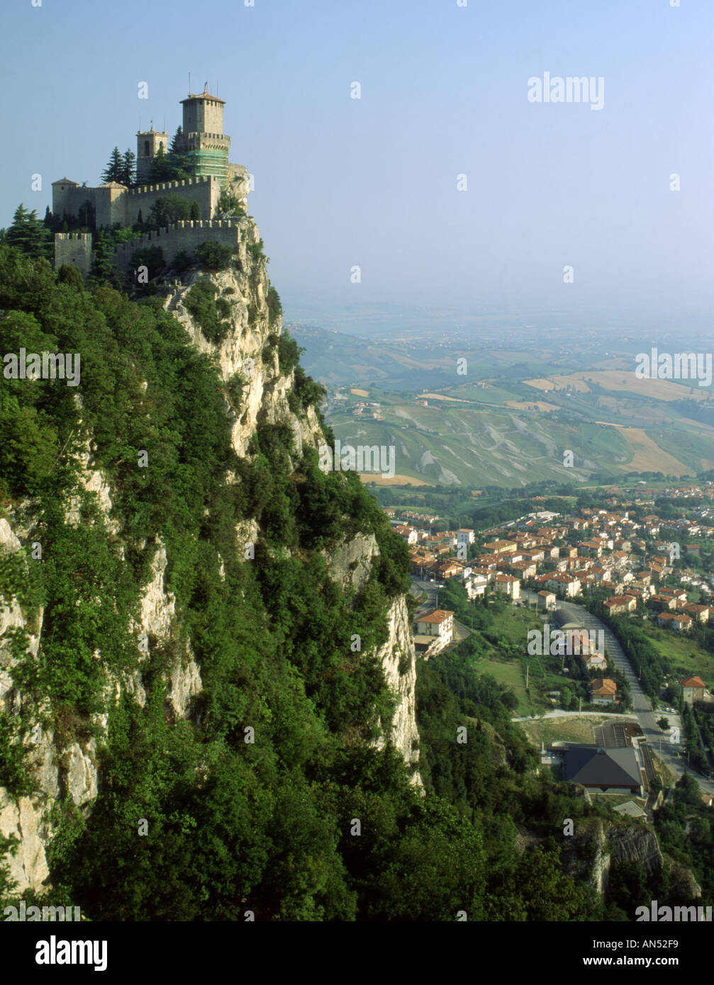 San Marino Monte Titano Stock Photo - Alamy