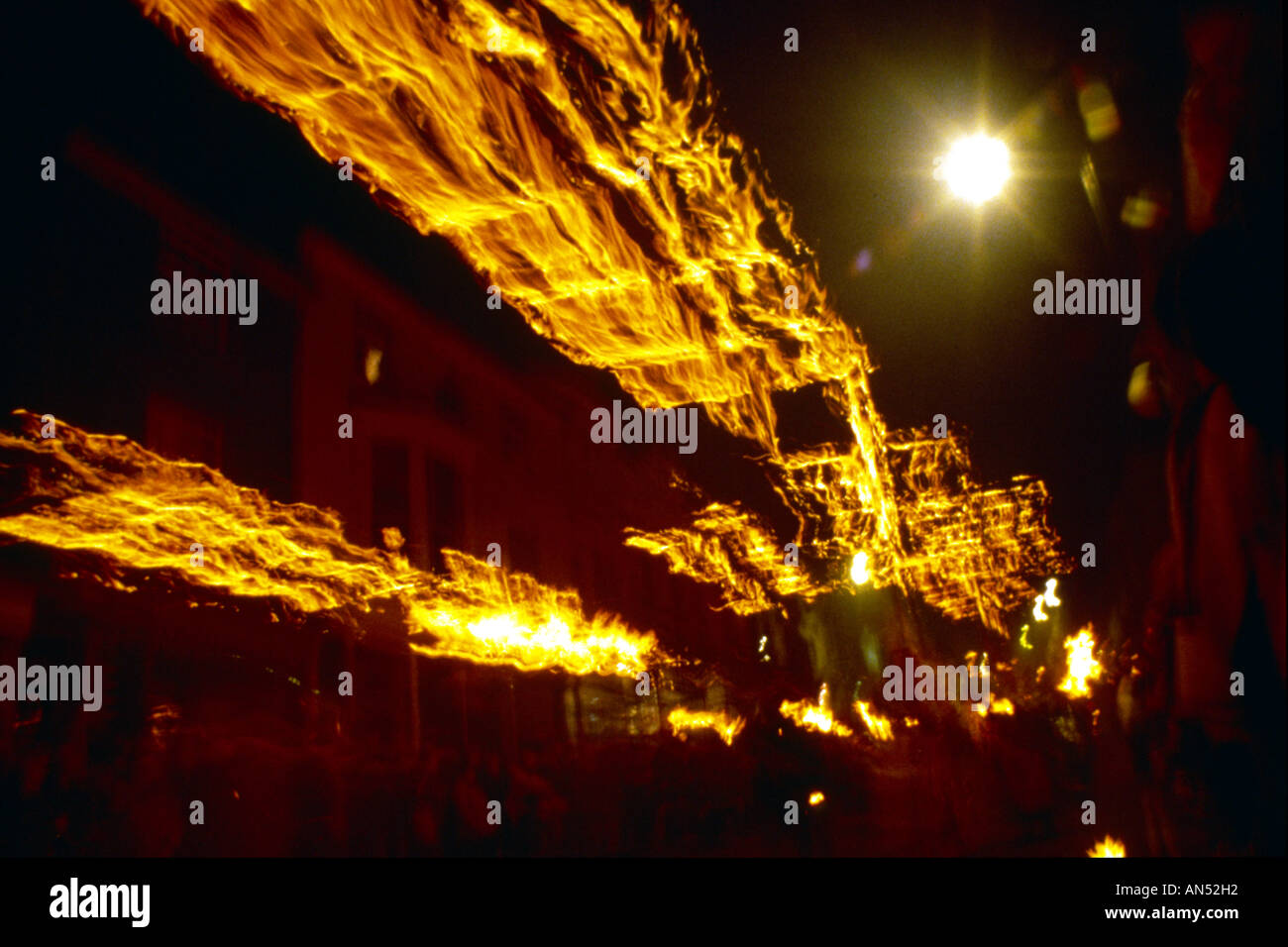 Lewes Bonfire Burning Crosses High Resolution Stock Photography and ...