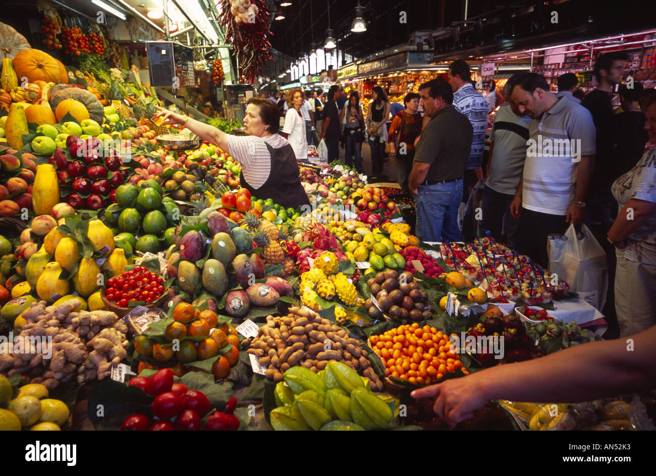 a Tidal wave of fruit Stock Photo - Alamy