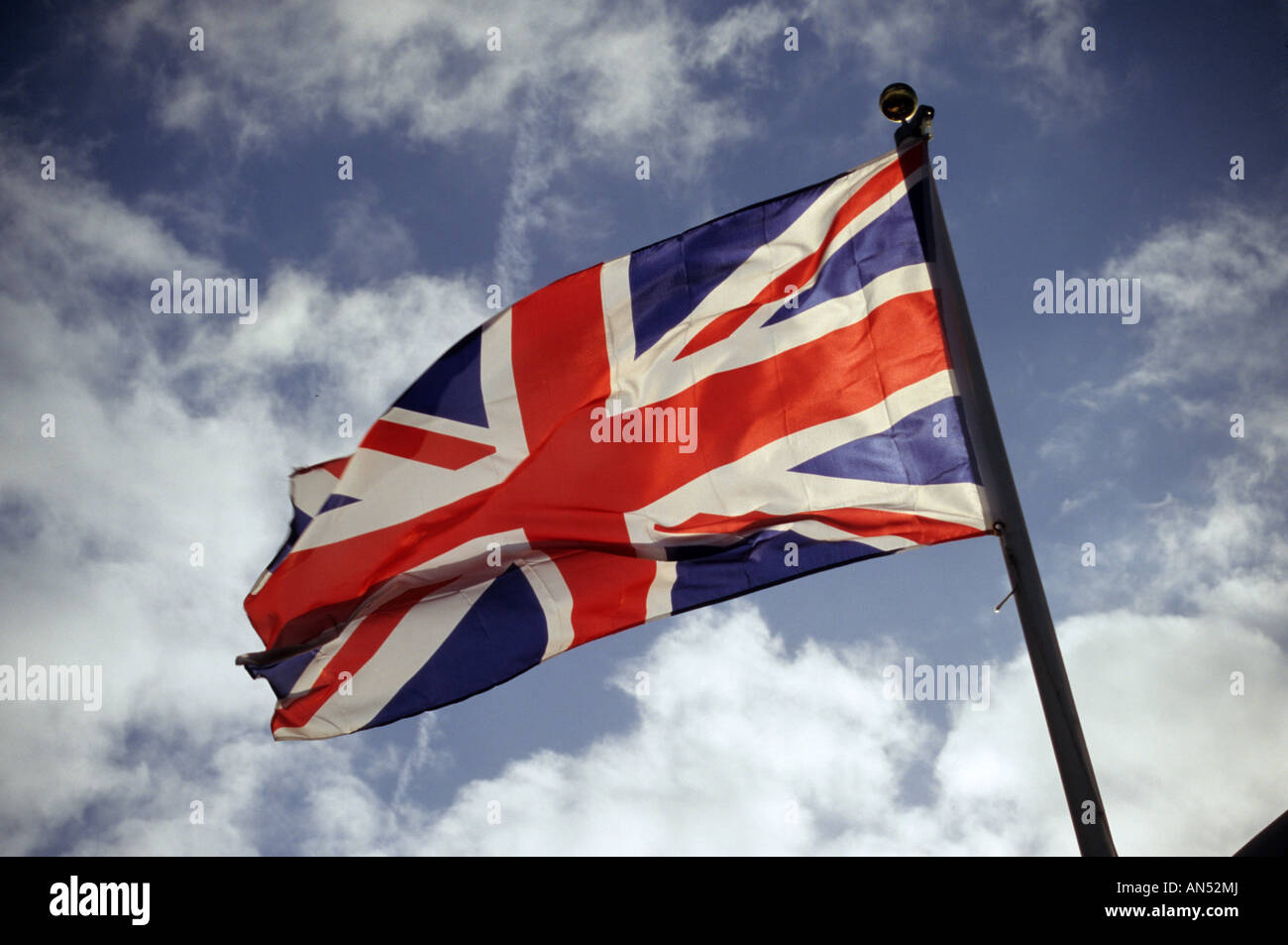 Union Flag Flying Stock Photo - Alamy