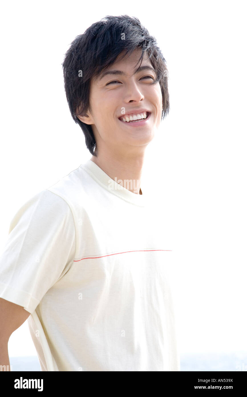 Portrait of Japanese man Stock Photo - Alamy