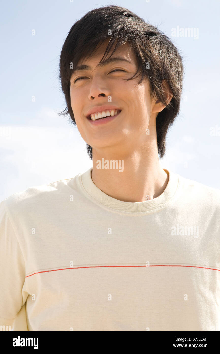 Portrait of Japanese man Stock Photo - Alamy