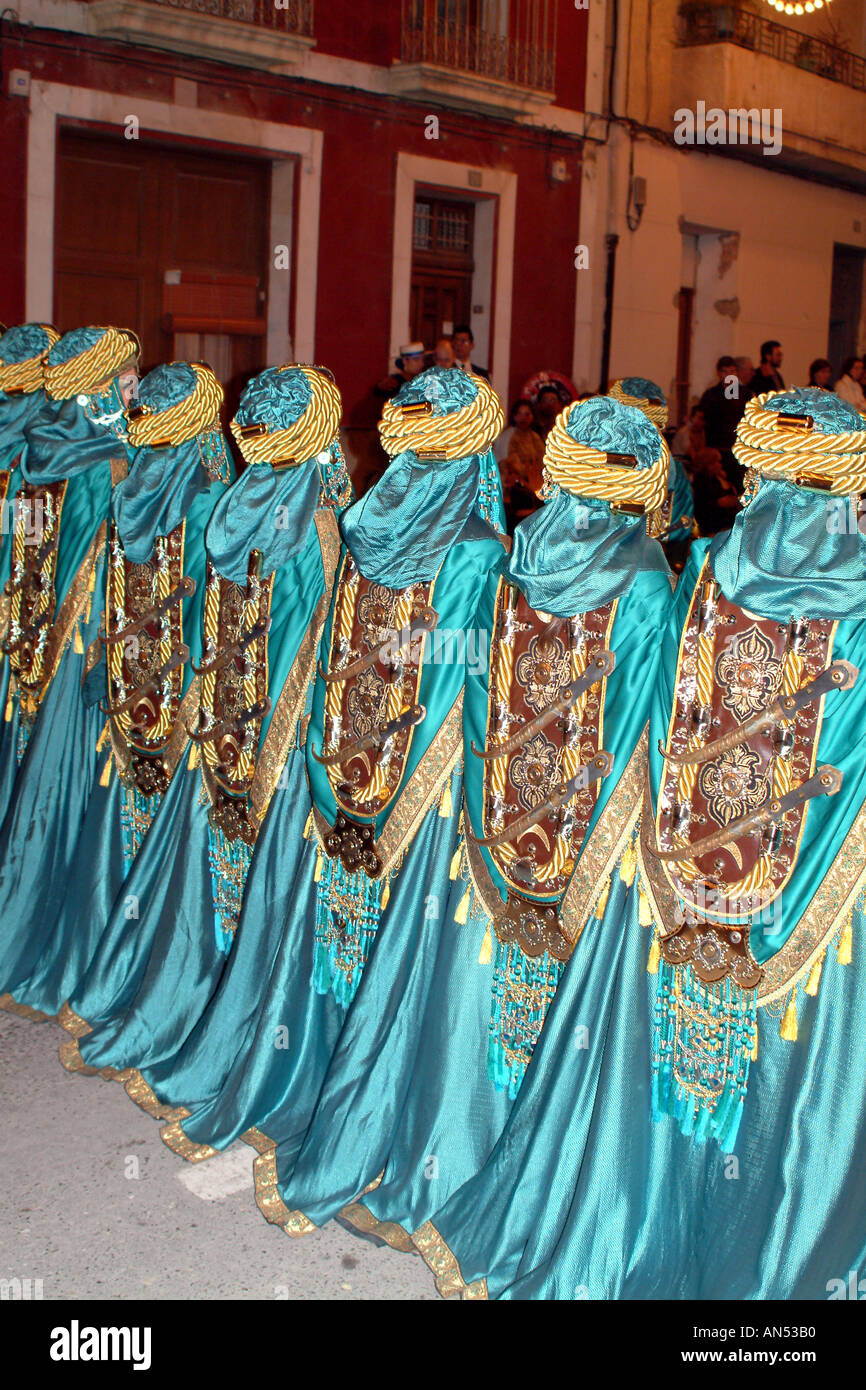Fiestas Spain Moors and Christians at Villafranquesa Villafranqueza ...