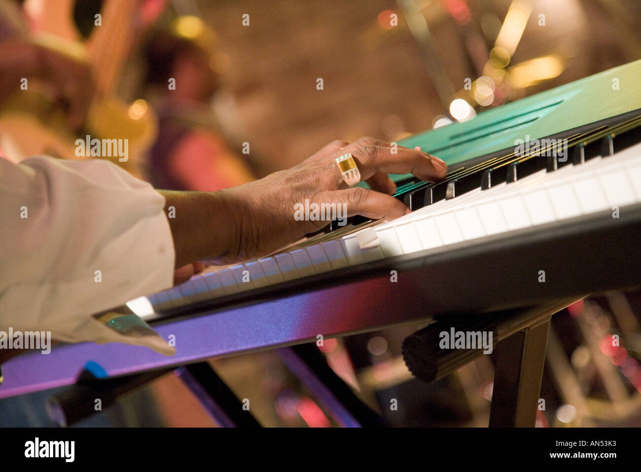 Playing piano behind hi-res stock photography and images - Alamy