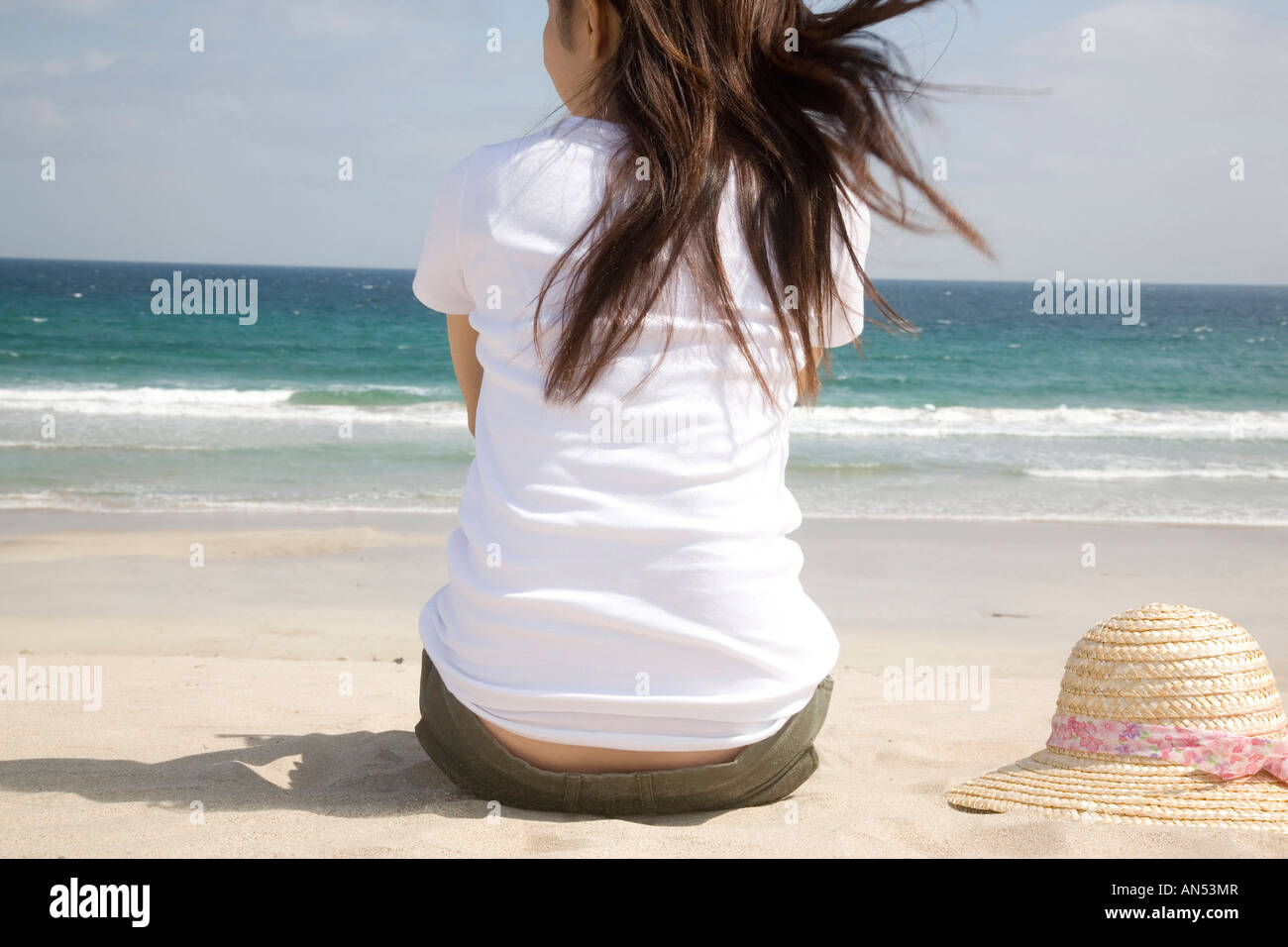 Back figure of Japanese woman Stock Photo - Alamy