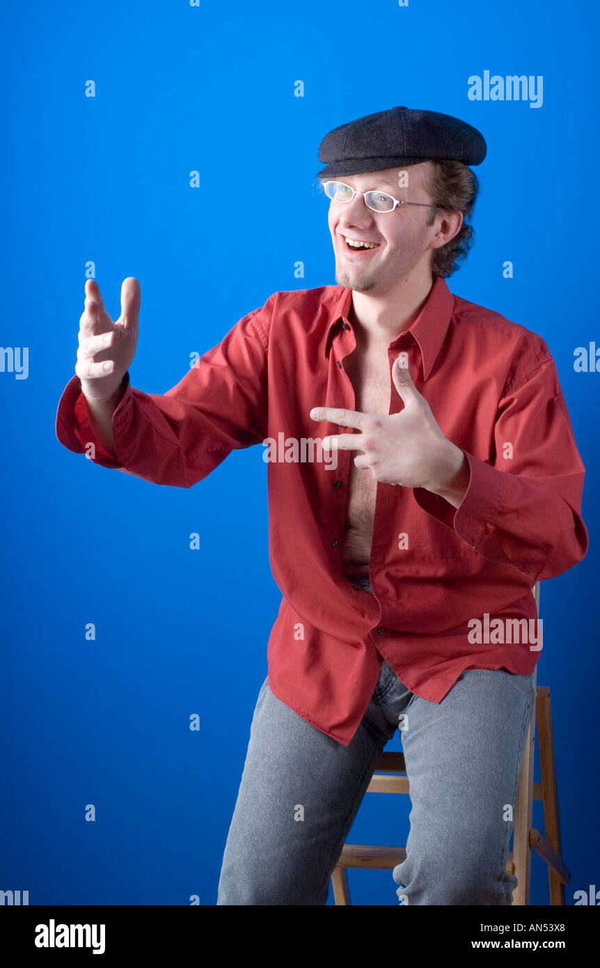 Black man and red head talking hi-res stock photography and images - Alamy