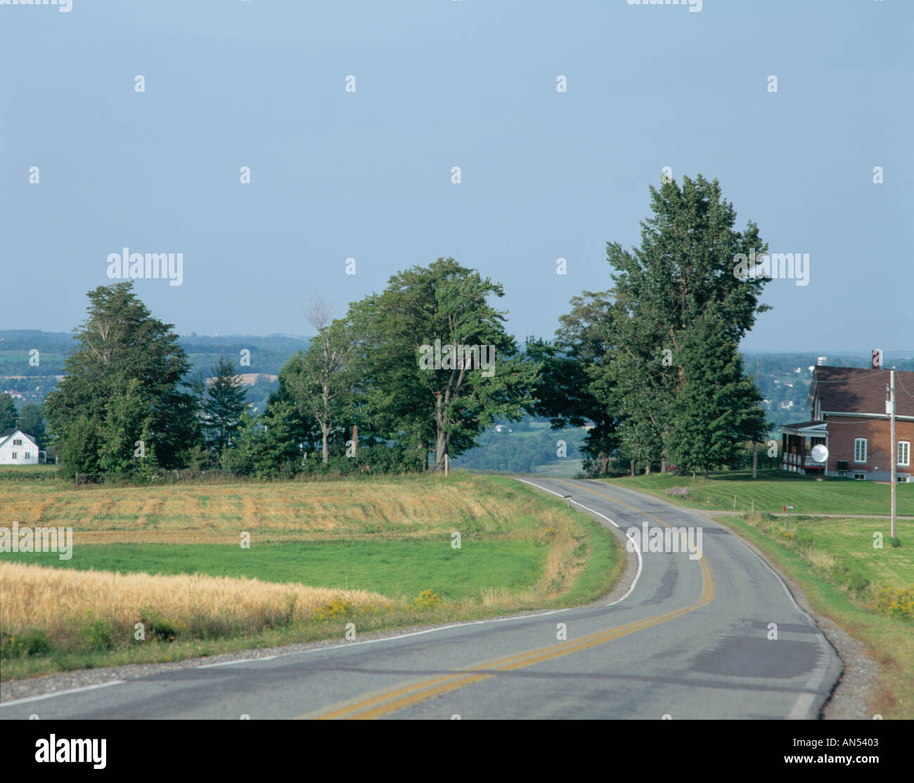 route 147 Compton Quebec Stock Photo - Alamy