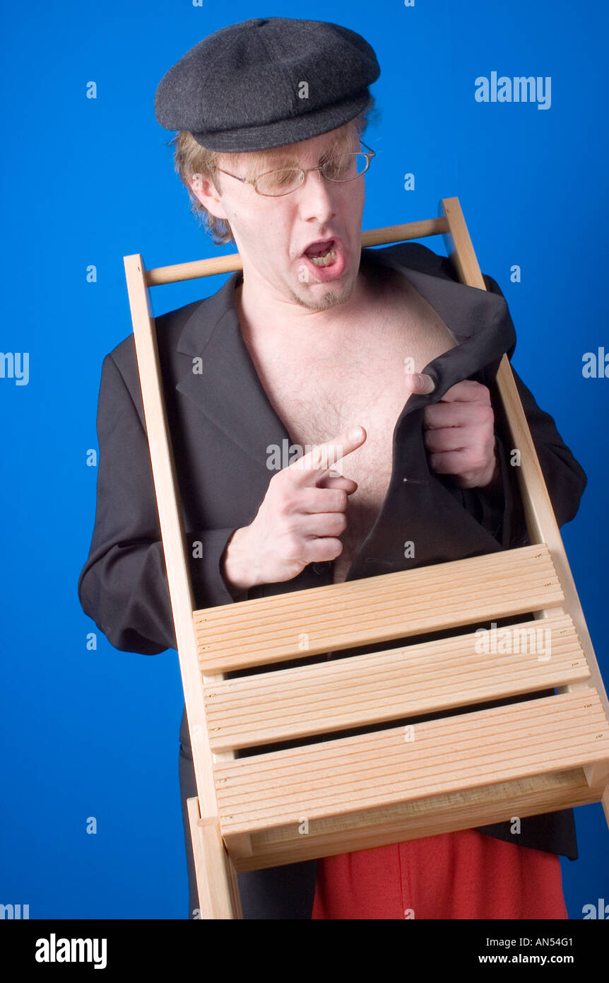 Finger hole poking hi-res stock photography and images - Alamy