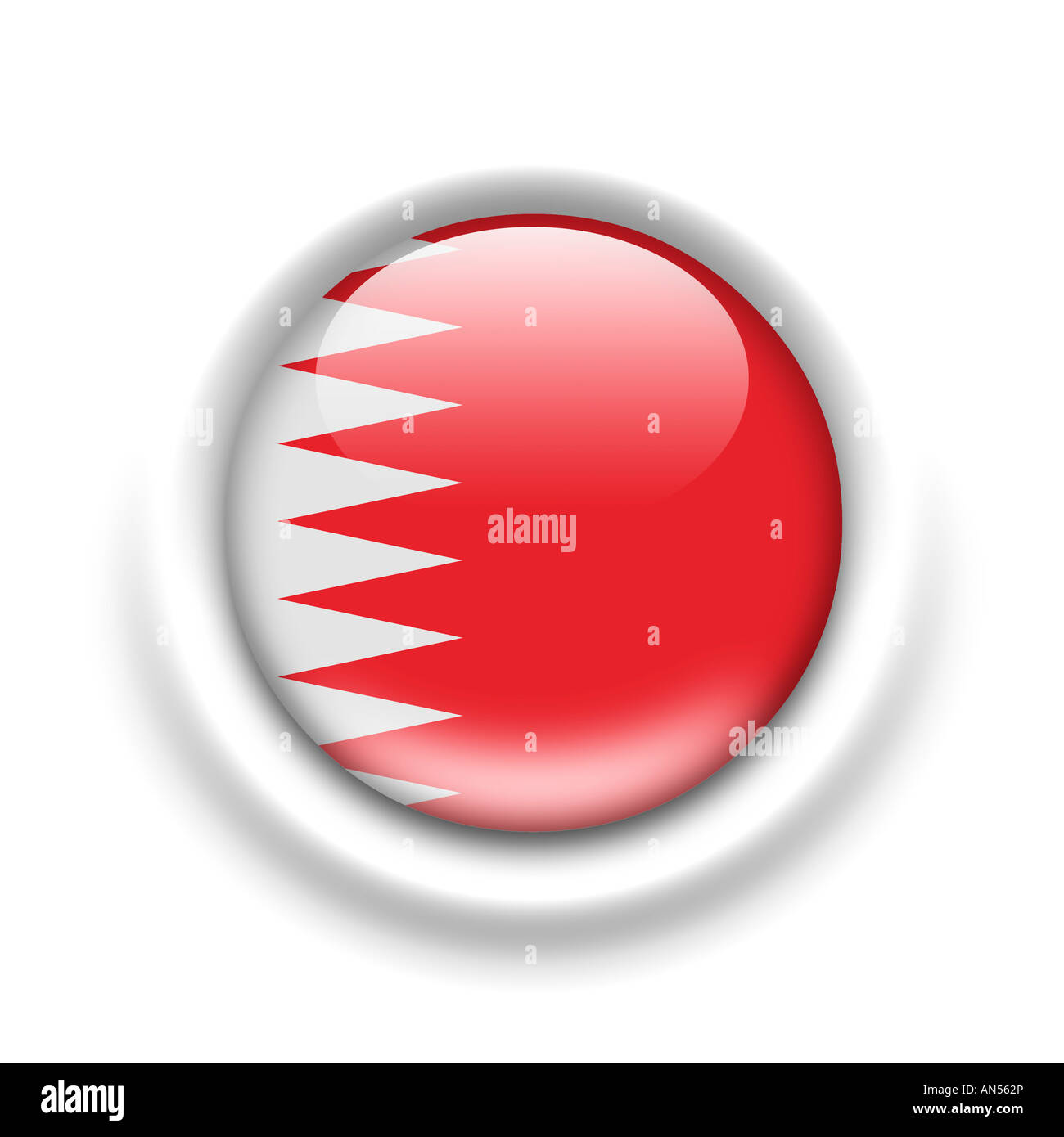Flag of Bahrain Stock Photo - Alamy